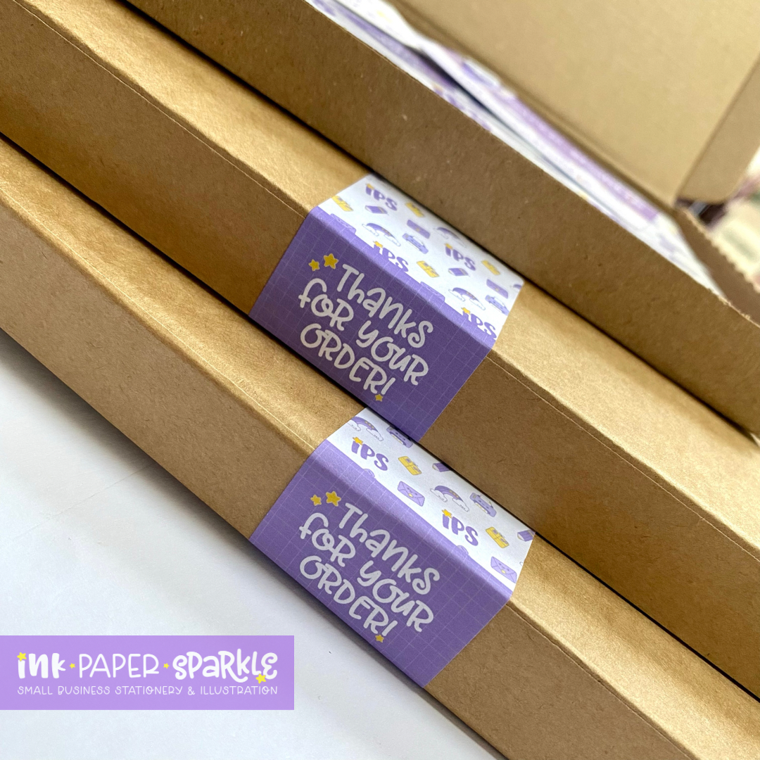 Box Seal Stickers – Ink Paper Sparkle